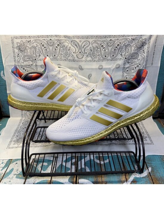 adidas | Shoes | Adidas Ultraboost 5 Dna Title White Gold Running Shoes ...